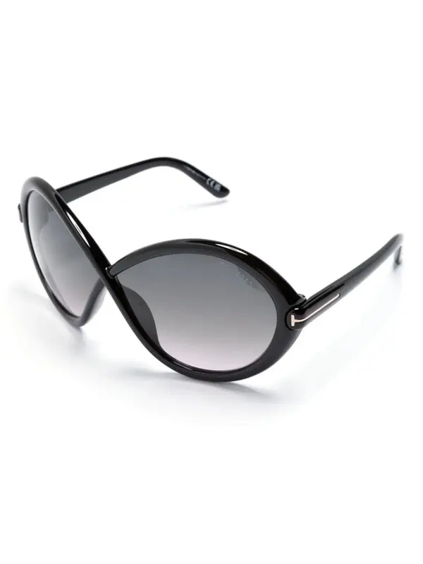TOM FORD Jada Oversized-frame Sunglasses - Black