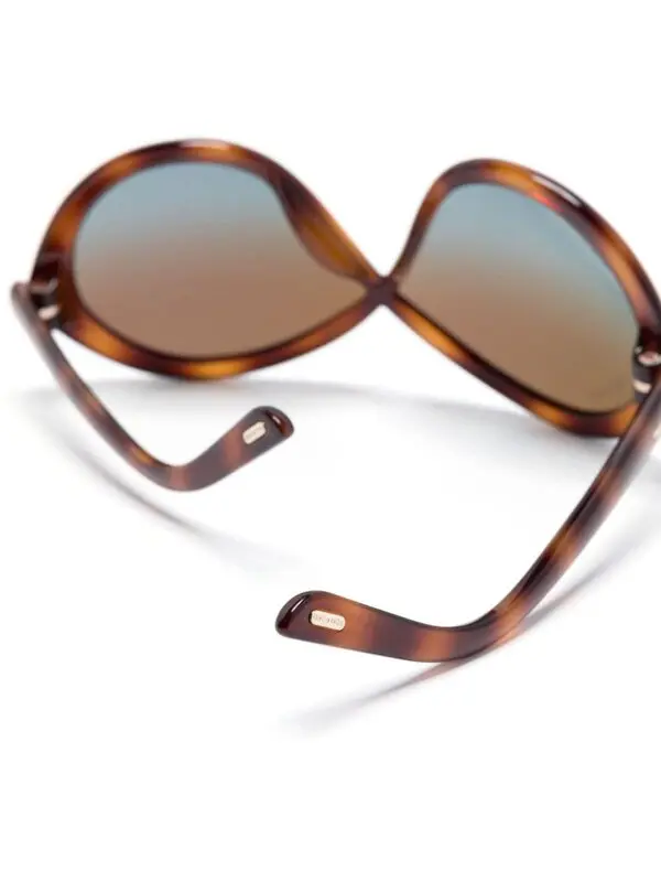 TOM FORD Jada Butterfly-frame Sunglasses - Brown