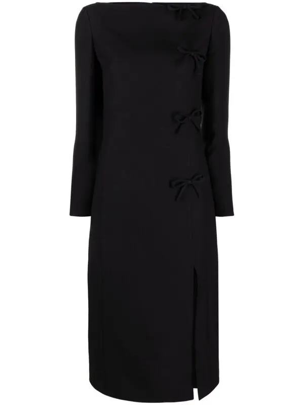 Valentino Garavani Bow-detail Midi Dress