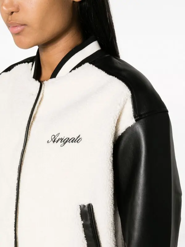 Axel Arigato Saul Faux-shearling Bomber Jacket