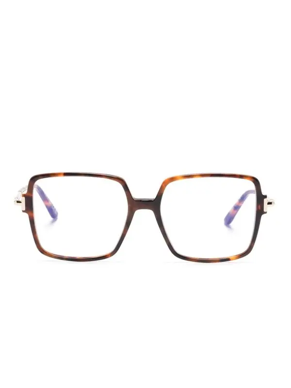 TOM FORD Tortoiseshell Square-frame Glasses
