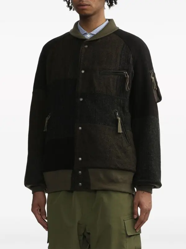 Comme Des Garçons Patchwork Bomber Jacket