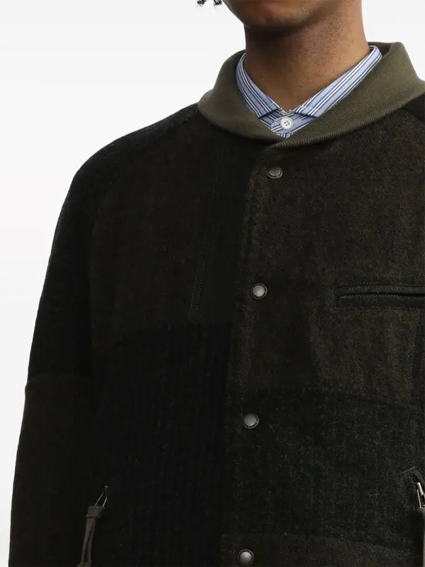 Comme Des Garçons Patchwork Bomber Jacket