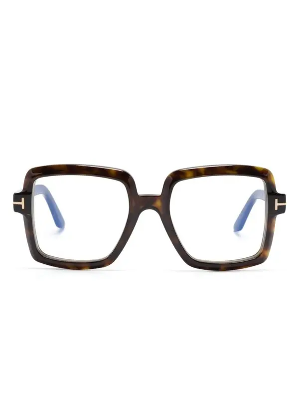 TOM FORD Ft5913b Square-frame Glasses - Brown