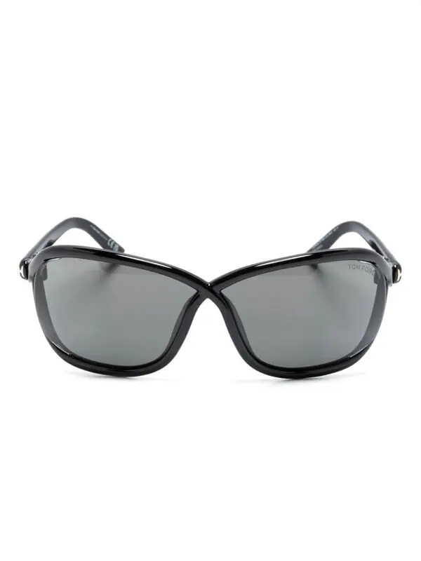 TOM FORD Bettina Butterfly-frame Sunglasses - Black