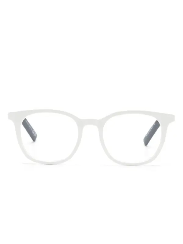 Moncler Two-tone Square-frame Glasses - White