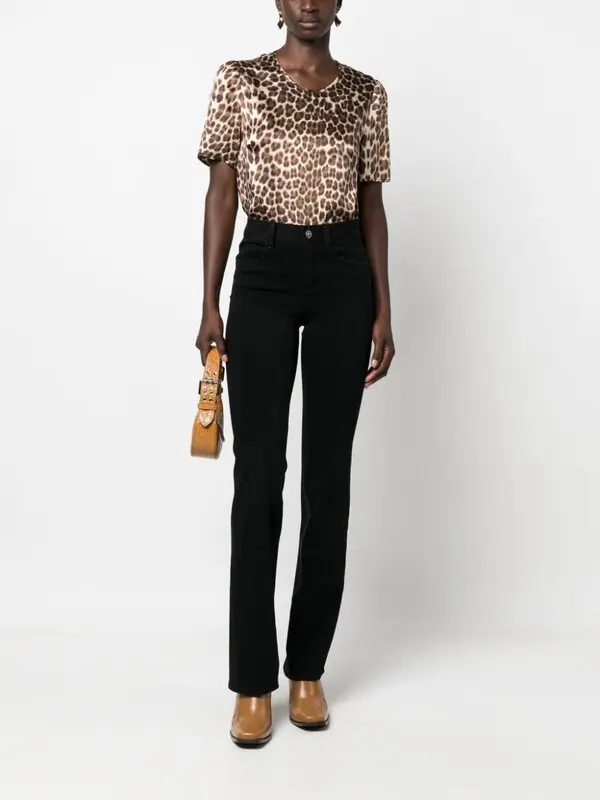 Liu Jo Mid-rise Bootcut Jeans - Black