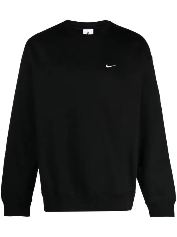 Nike Solo Swoosh-logo Sweatshirt - Black