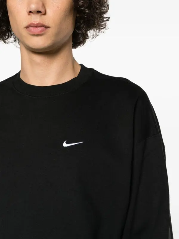 Nike Solo Swoosh-logo Sweatshirt - Black