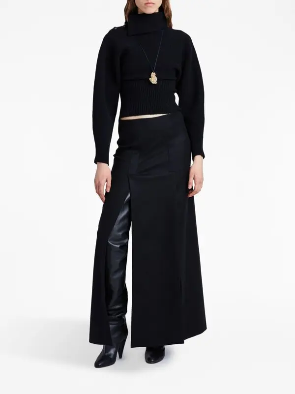 Proenza Schouler Felted Slit Maxi Skirt