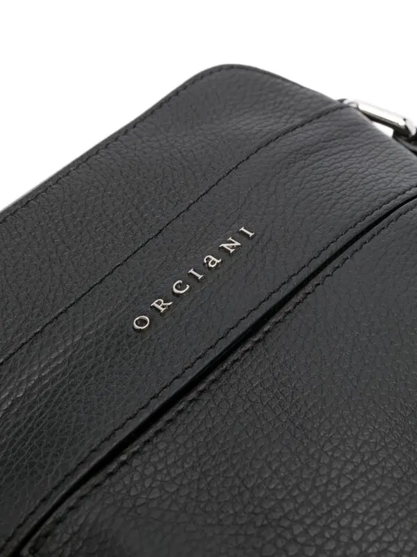 ORTIGNI Mini Micron Leather Messenger Bag
