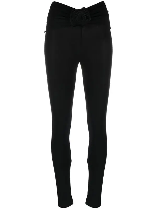 Magda Butrym Floral-appliqué Leggings