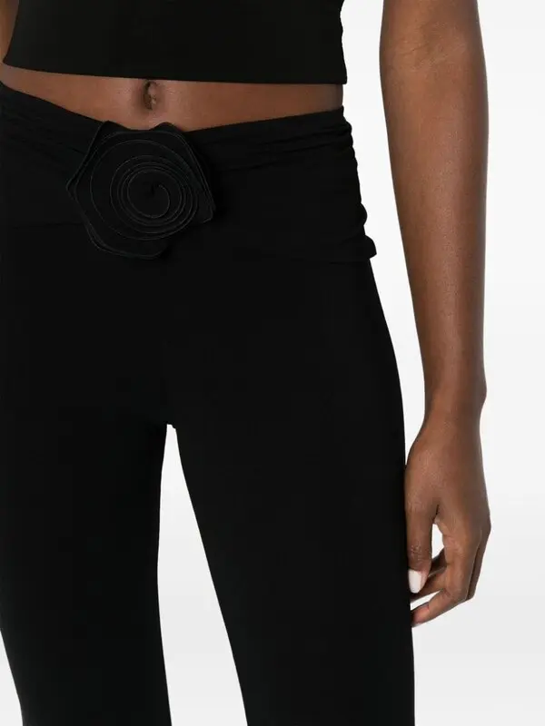 Magda Butrym Floral-appliqué Leggings