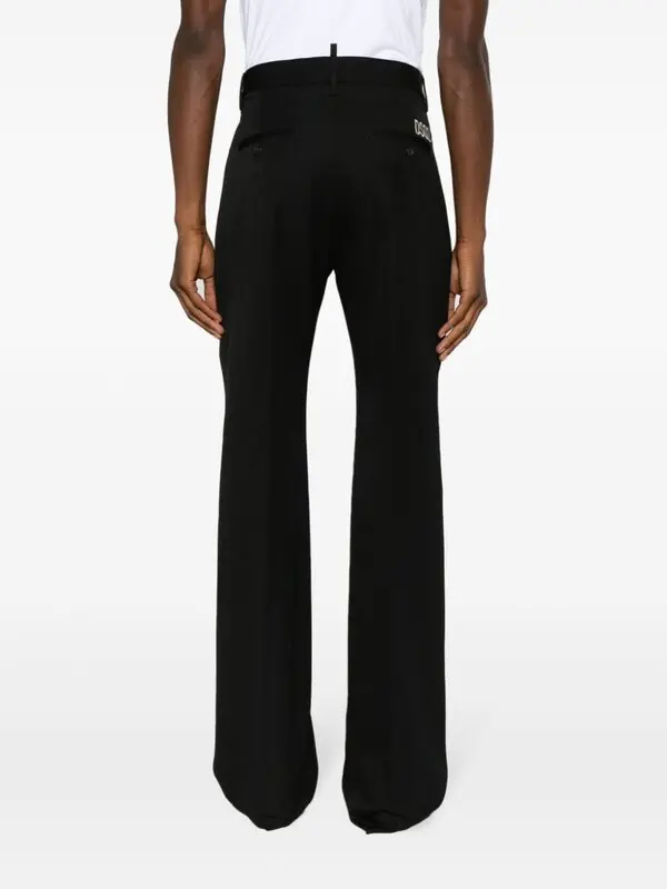 Dsquared2 Logo-embroidered Tailored Trousers