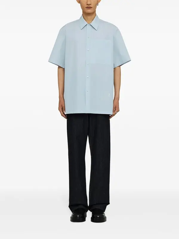 JIL SANDER Friday Striped Cotton Shirt