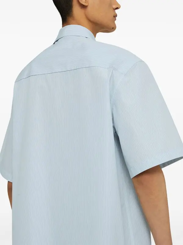 JIL SANDER Friday Striped Cotton Shirt