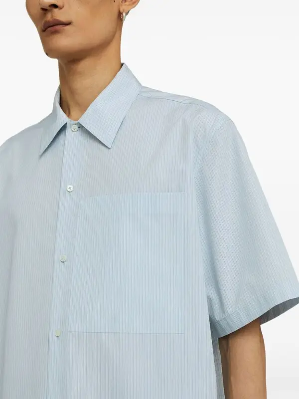 JIL SANDER Friday Striped Cotton Shirt