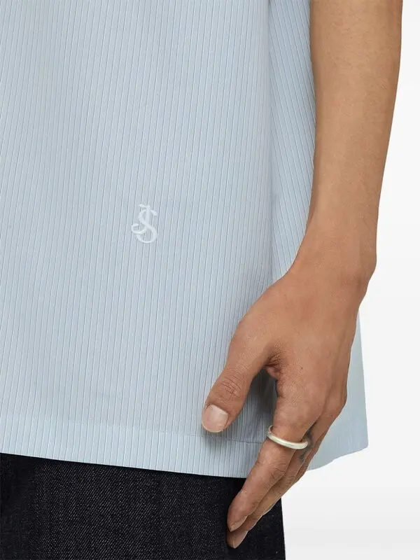 JIL SANDER Friday Striped Cotton Shirt