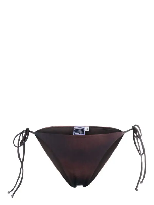 Jean Paul Gaultier Tattoo-print Bikini Bottom - Brown
