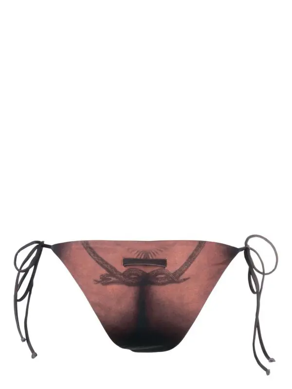 JEAN PAUL GAULTIER Tattoo-print Bikini Bottom