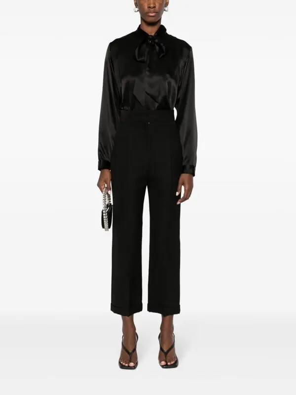 P.a.r.o.s.h Pussy-bow Silk Shirt
