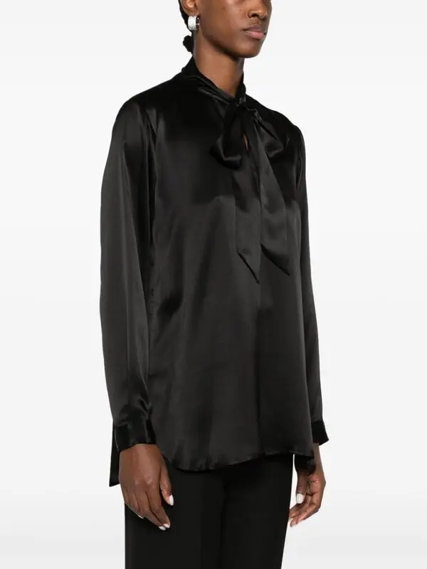 P.a.r.o.s.h Pussy-bow Silk Shirt