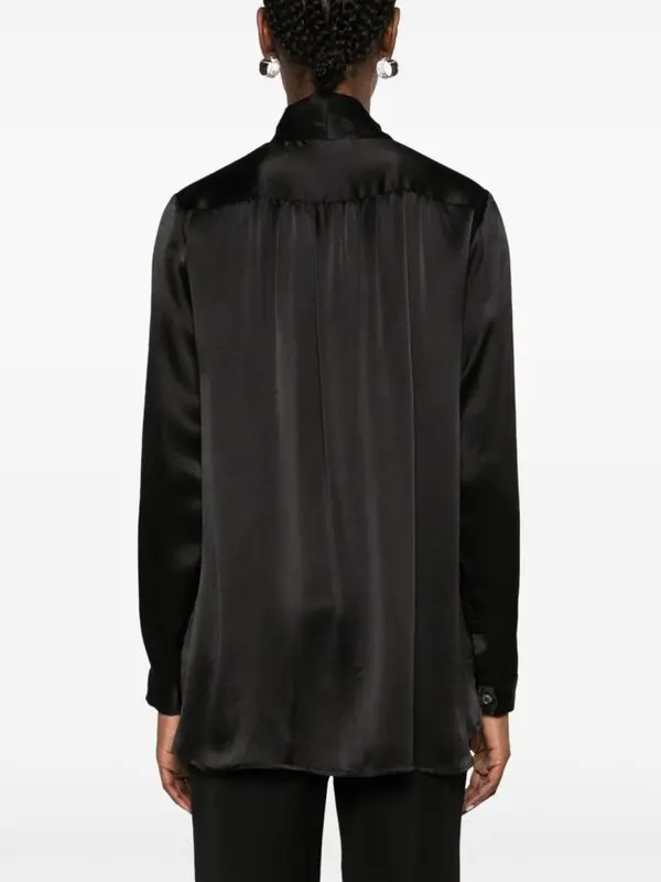 P.a.r.o.s.h Pussy-bow Silk Shirt