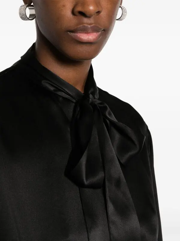 P.a.r.o.s.h Pussy-bow Silk Shirt