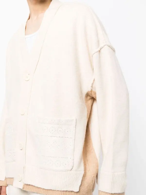 FIVE CM Embroidered Knitted Cardigan