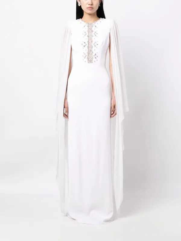 Jenny Packham Saga Crystal-embellished Gown