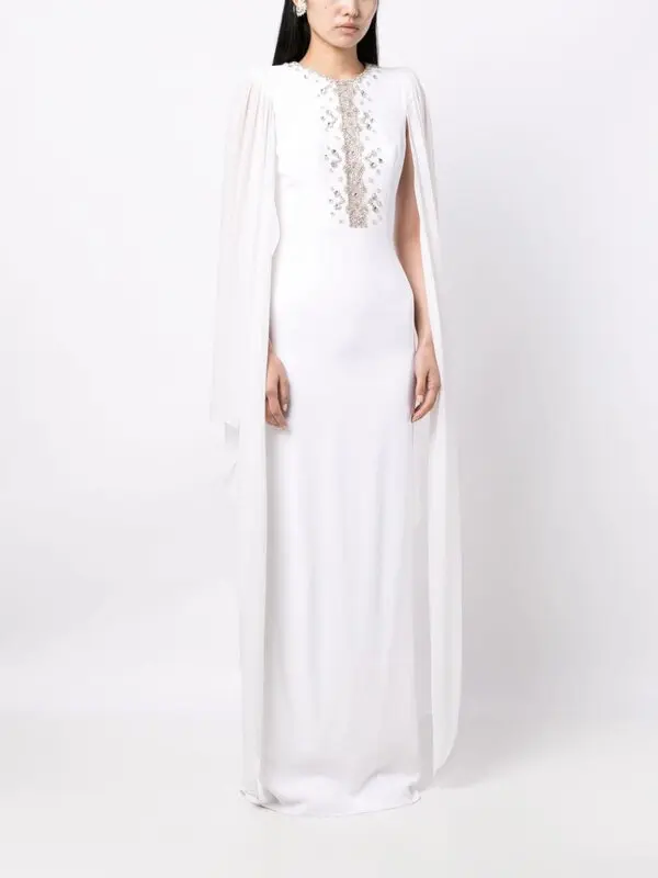 Jenny Packham Saga Crystal-embellished Gown