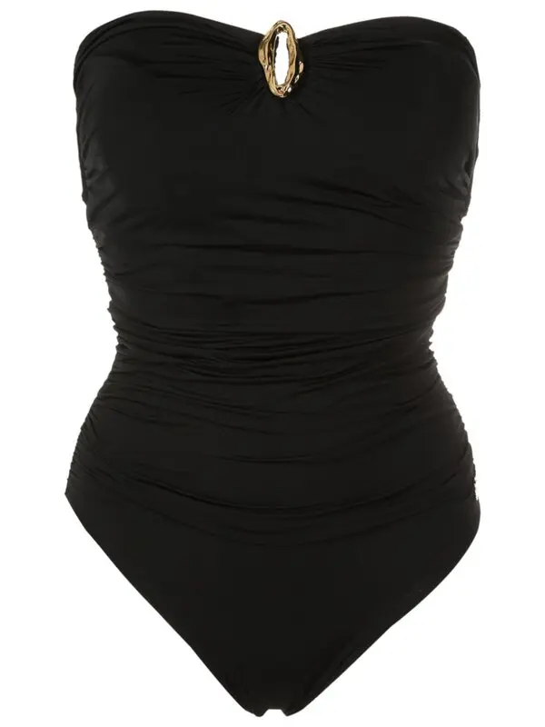 BRIGITTE Strapless One-piece Swimsuit - Black