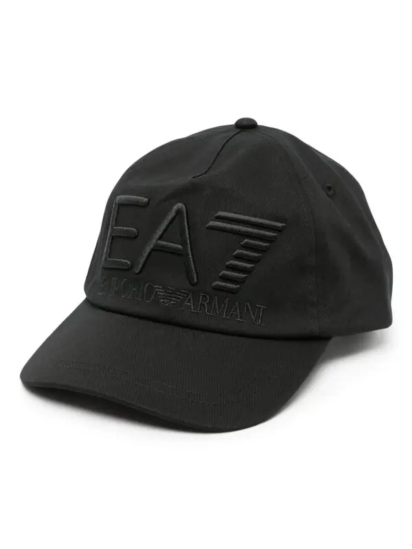 Emporio Armani Logo-embroidered Baseball Cap - Black