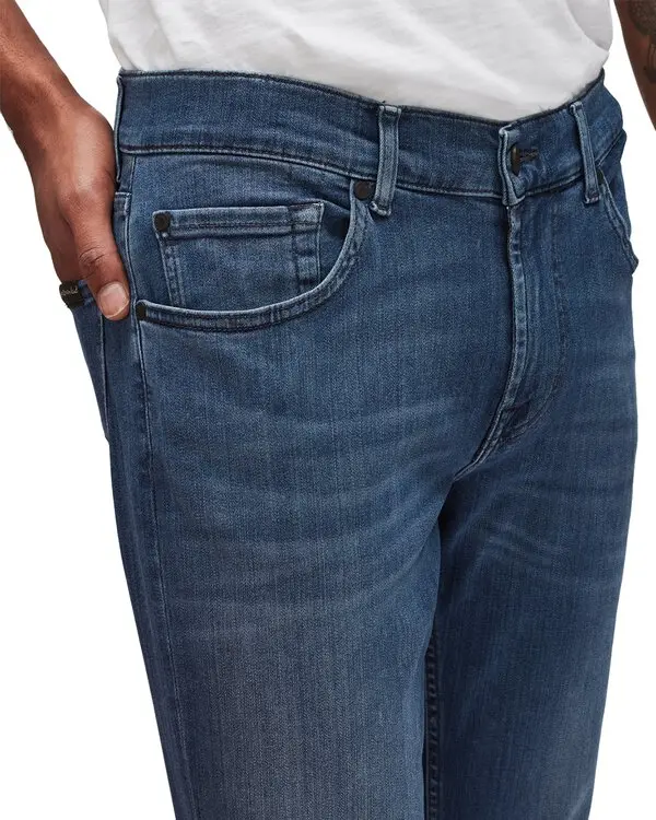 7 For All Mankind Slimmy Clean Pocket Slim Fit Jeans - Mid Blue