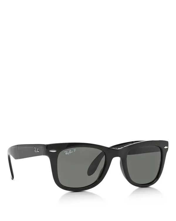 Ray-ban Polarized Wayfarer Ease Foldable Sunglasses