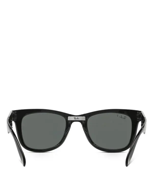 Ray-ban Polarized Wayfarer Ease Foldable Sunglasses