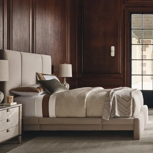 CARACOLE Balance King Bed - Ecru
