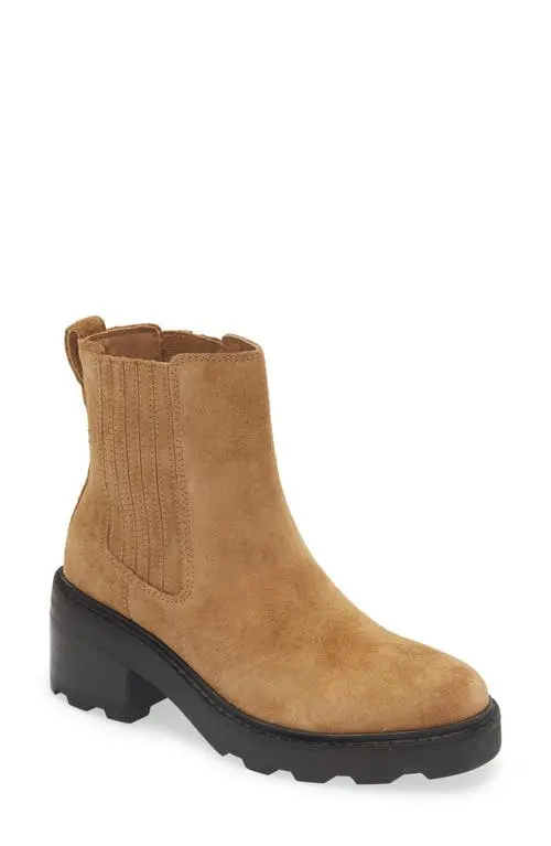 Madewell The Gwenda Platform Ankle Boot - Toffee