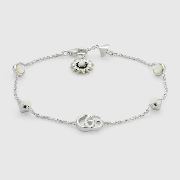 Gucci Gg Marmont Sterling Silver Bracelet - One-color