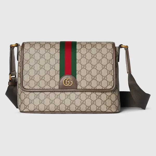Gucci Ophidia Medium Messenger Bag - Beige