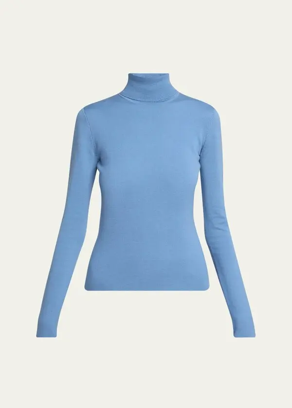 Gabriela Hearst May Wool Cashmere Turtleneck - Sky