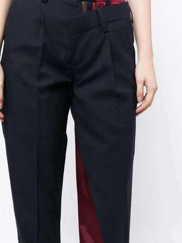 Kolor Asymmetric Tapered Trousers