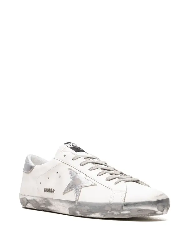 GOLDEN GOOSE Super-star Trainers With Laminated Star Detail