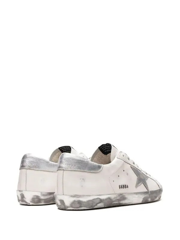 GOLDEN GOOSE Super-star Trainers With Laminated Star Detail