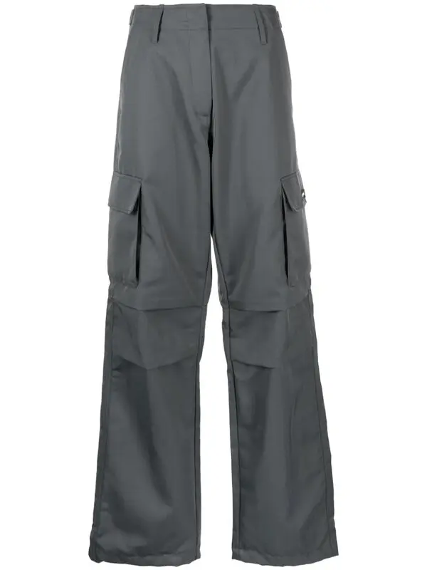 Coperni Wide-leg Cargo Trousers - Grey