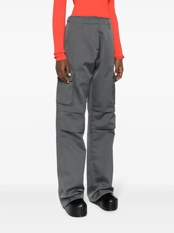 Coperni Wide-leg Cargo Trousers - Grey