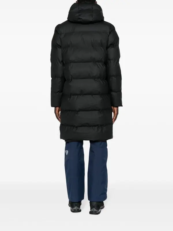 Rains Alta Hooded Padded Coat - Black
