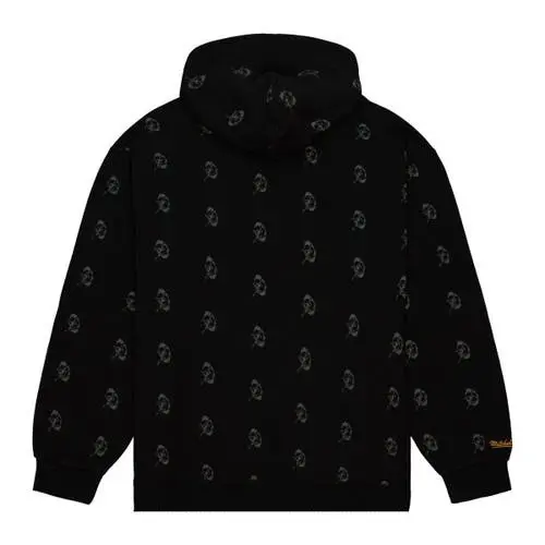 Mitchell & Ness Green Bay Packers Allover Print Fleece Pullover Hoodie