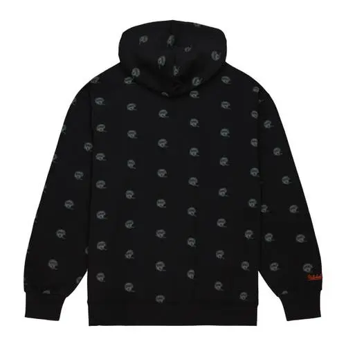 Mitchell & Ness Cincinnati Bengals Allover Print Fleece Pullover Hoodie