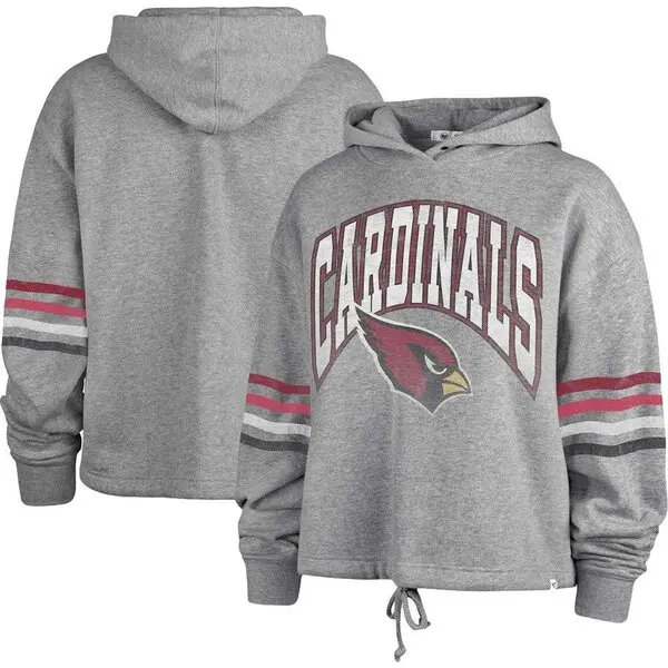 '47 Arizona Cardinals Pullover Hoodie - Heather Gray